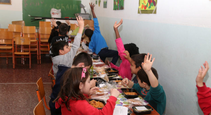 ΓΙΑ ΤΗΝ ΔΙΑΚΟΠΗ ΤΩΝ ΣΧΟΛΙΚΩΝ ΓΕΥΜΑΤΩΝ ΚΑΙ ΤΗ ΣΙΤΙΣΗ ΤΩΝ ΜΑΘΗΤΩΝ ΠΟΥ ...